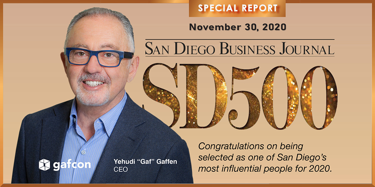 Gafcon - Yehudi “Gaf” Gaffen Chosen for Top 500 Influential Leaders